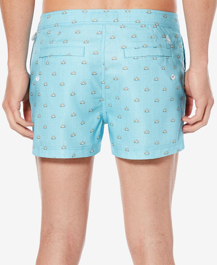 Original Penguin Men's Sunshine Graphic-Print 6" Swim Trunks - Macy's