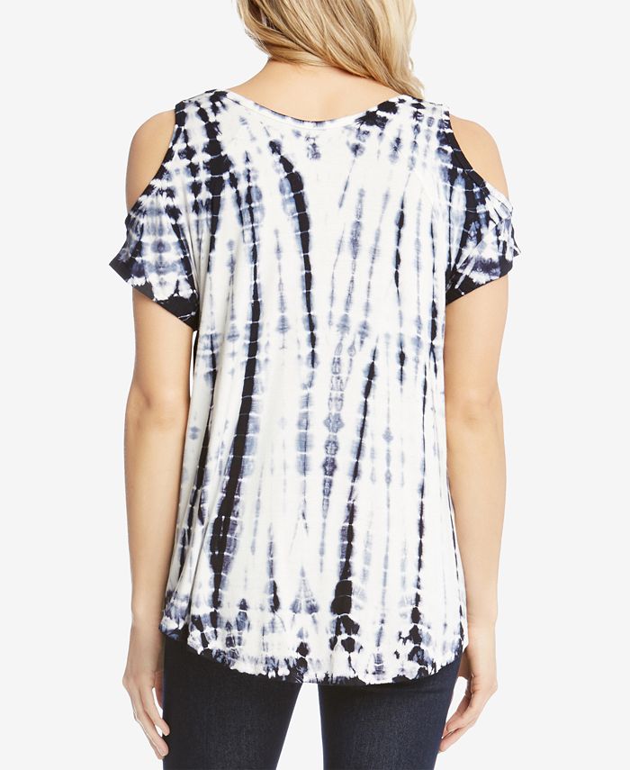 Karen Kane High Low Cold Shoulder Top Macys
