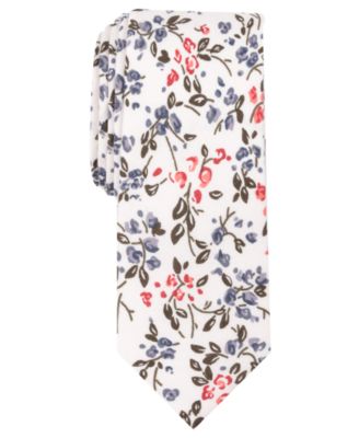 Bar III Men's Cook Floral Tie, Created for Macy's - Macy's