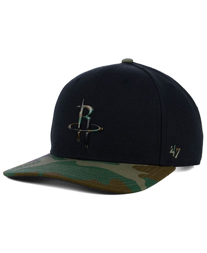 '47 Brand Houston Rockets Caster Camo MVP Cap - Macy's
