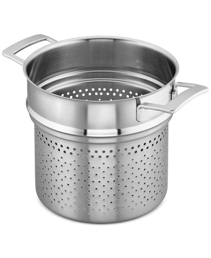 Demeyere Industry 8-Qt. Stainless Steel Pasta Insert - Macy's