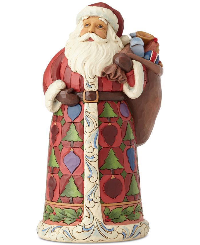 Jim Shore Santa & Toy Bag Figurine - Macy's