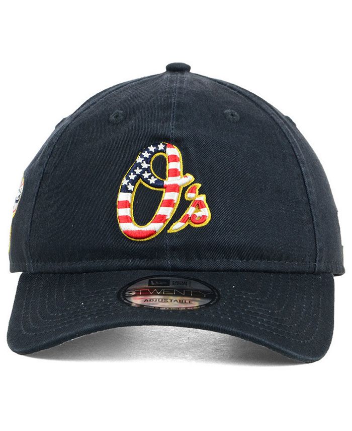 New Era Baltimore Orioles Stars and Stripes 9TWENTY Strapback Cap ...