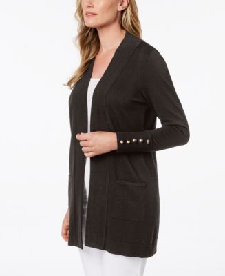 JM Collection Open-Front Cardigan, Created for Macy's - Macy's