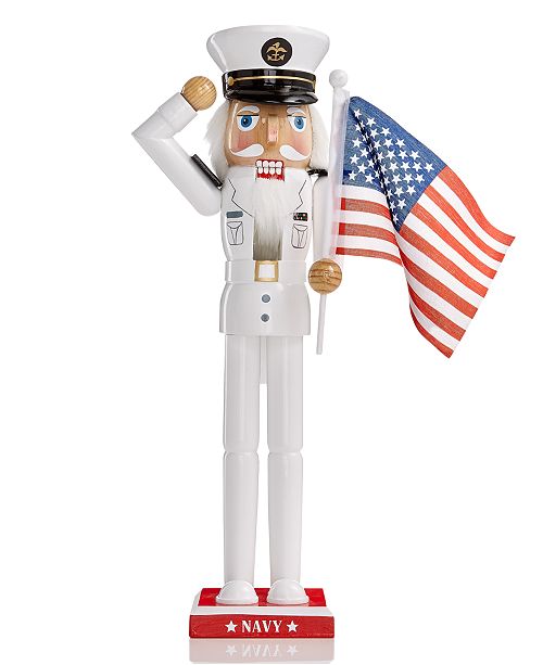 Holiday Lane Navy Nutcracker, Created for Macy's & Reviews - Home - Macy's