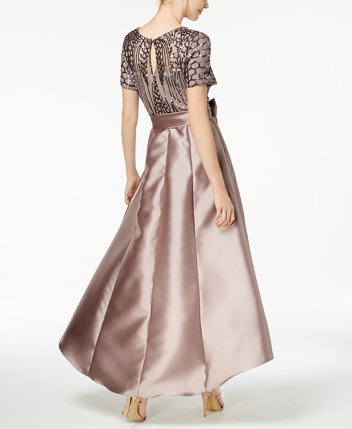 R And M Richards High Low Sequin Embellished Gown And Reviews Dresses
