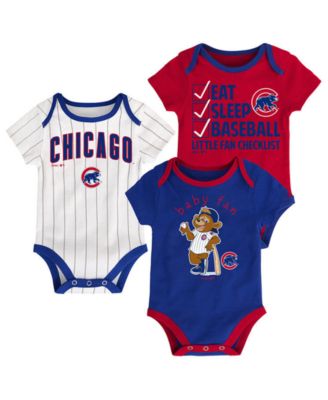 Outerstuff Chicago Cubs Play Ball 3-Piece Set, Infants (12-24 Months ...