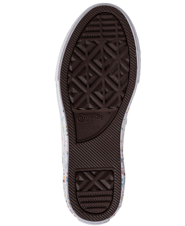 Converse Girls' Chuck Taylor All Star Ox Confetti Casual Sneakers from ...