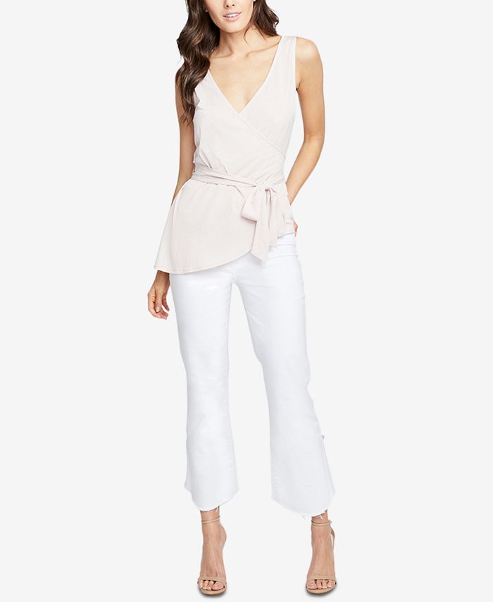 RACHEL Rachel Roy Crossover Wrap Top, Created for Macy's - Macy's