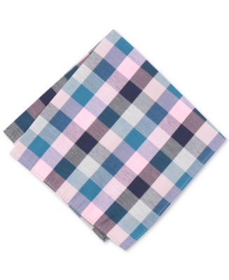 Bar III Men's Carvec Check Pocket Square, Created for Macy's - Macy's