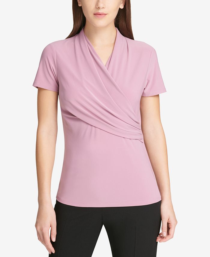 DKNY Ruched Top - Macy's