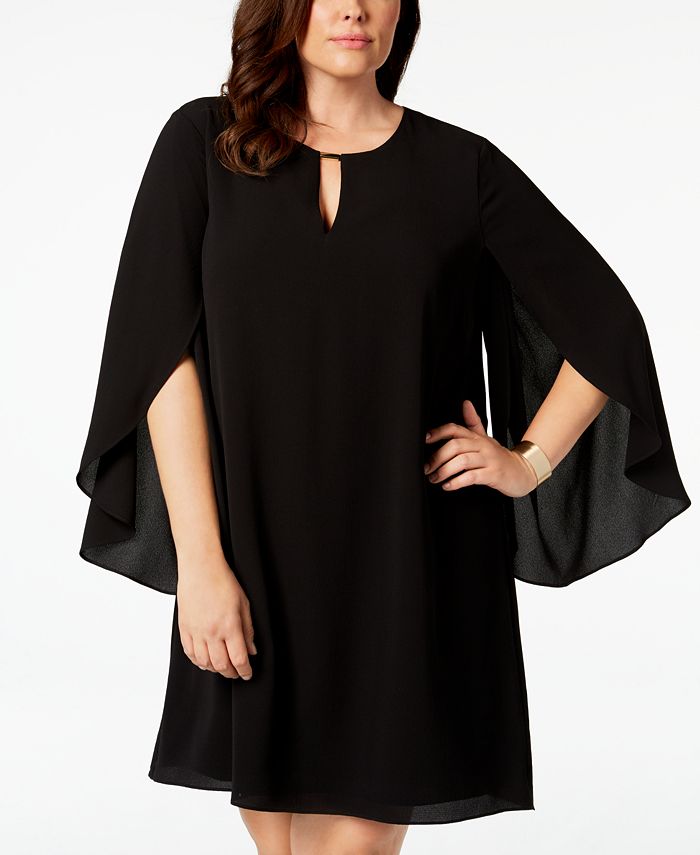 kensie Plus Size Keyhole Shift Dress - Macy's