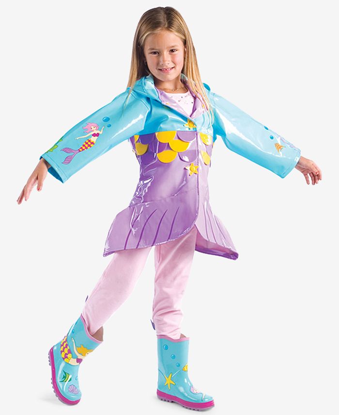 Kidorable Little Girls Mermaid All-Weather Rain Coat - Macy's