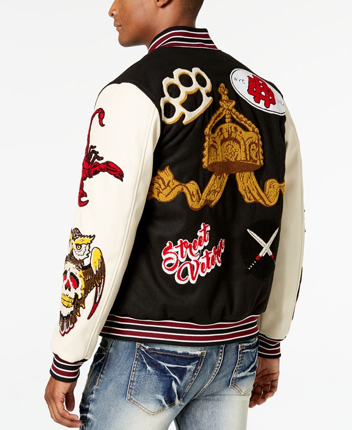 Reason Men's Street Veteran Varsity Jacket - Macy's