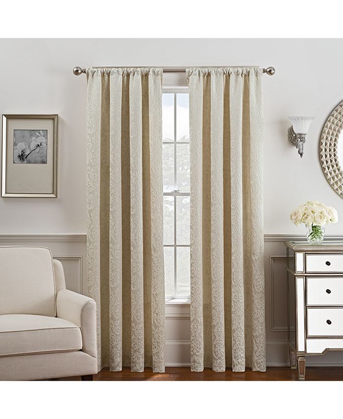 Keeco Serena 52" x 95" Rod Pocket/Back Tab Window Panel - Macy's