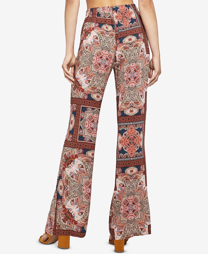 BCBGeneration Paisley Hypnosis Flared-Leg Pants - Macy's
