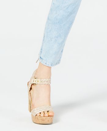 GUESS Marilyn Rhinestone-Embellished Ripped Jeans & Reviews - Jeans ...