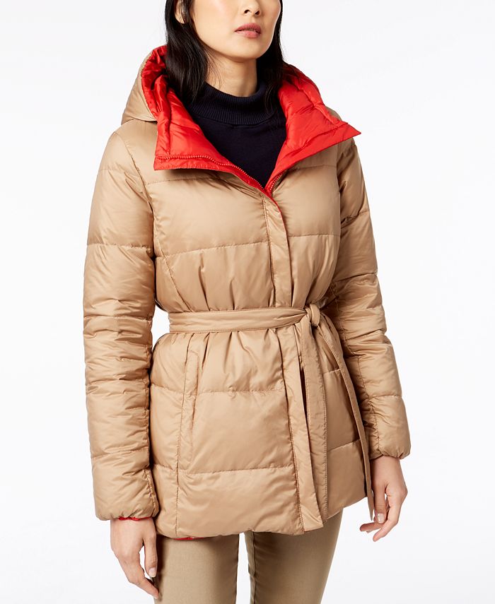 Weekend Max Mara Reversible Samuele Hooded Puffer Jacket - Macy's