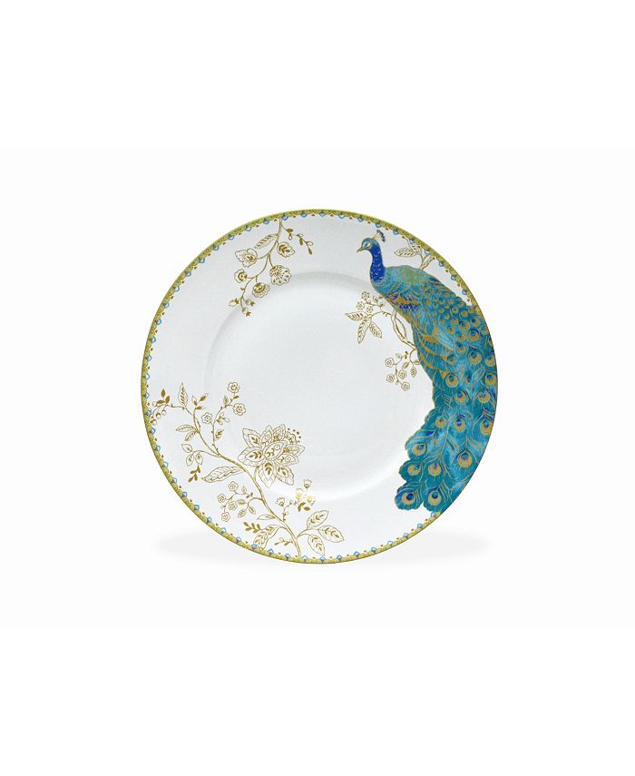222 Fifth Peacock Garden 16 PC Dinnerware Set - Macy's