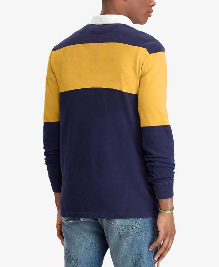 Polo Ralph Lauren Men's Big & Tall Classic-Fit Jersey Rugby Shirt - Macy's