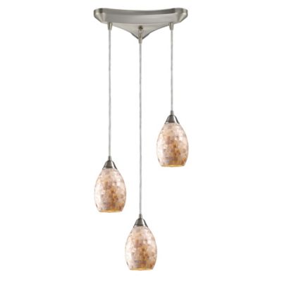Capri 3-Light Glass Pendant - Macy's