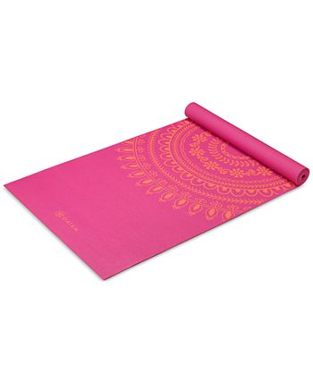 Gaiam Premium Printed 5mm Yoga Mat - Macy's