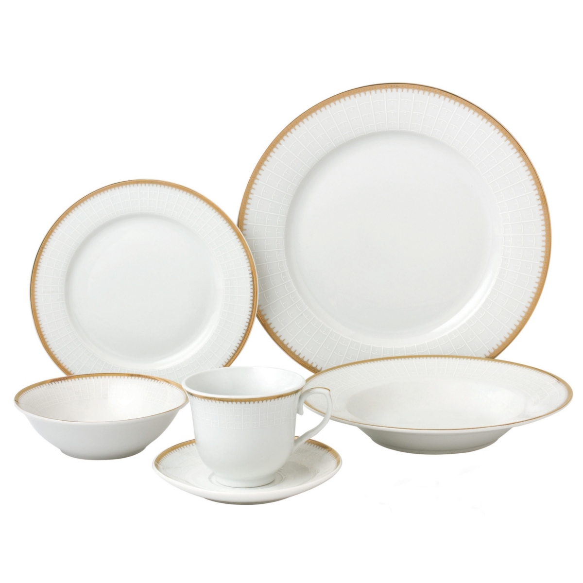 Click here for Lorren Home Trends Georgette 24-Pc. Dinnerware Set... prices