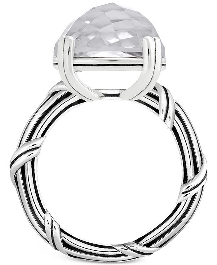 Peter Thomas Roth Rock Crystal Ring in Sterling Silver - Macy's