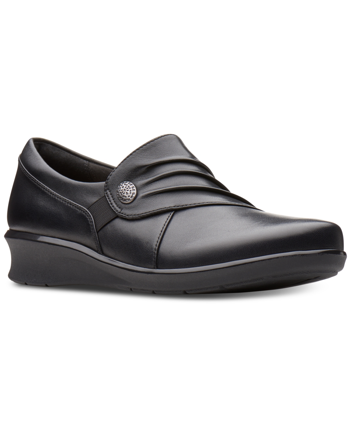 Click here for Clarks Womens Hope Roxanne Shoes - Black prices