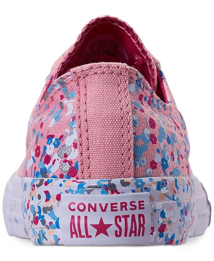 Converse Girls' Chuck Taylor All Star Ox Confetti Casual Sneakers from ...