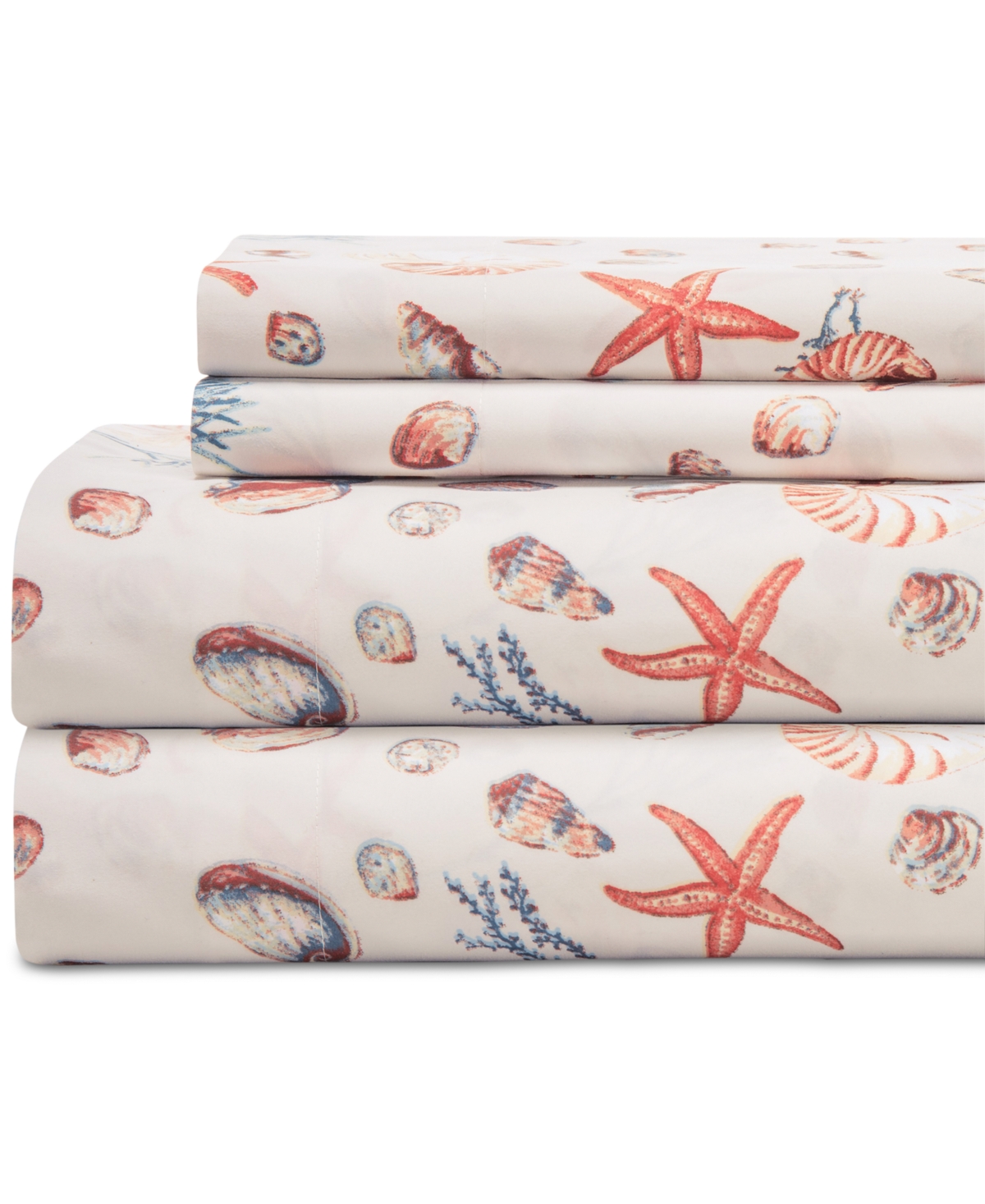 Click here for Beatrice Home Fashions Coastal Printed 4-Pc. Sheet... prices