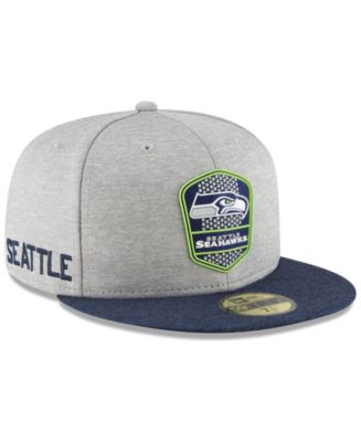 New Era Seattle Seahawks On Field Sideline Road 59FIFTY FITTED Cap - Macy's