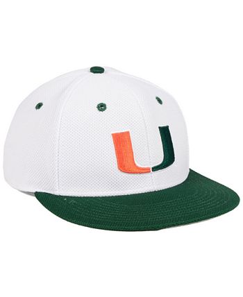 adidas Miami Hurricanes On-Field Baseball Fitted Cap - Macy's