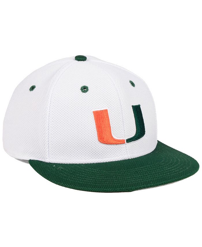 adidas Miami Hurricanes On-Field Baseball Fitted Cap - Macy's