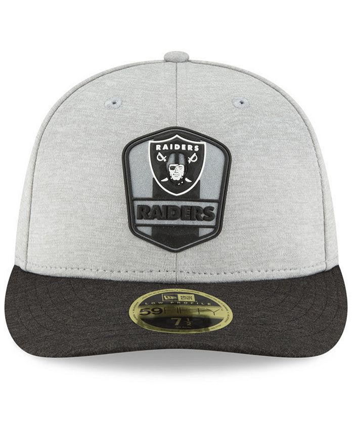 New Era Oakland Raiders On Field Low Profile Sideline Road 59FIFTY ...