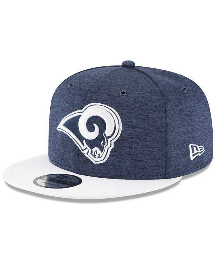 New Era Los Angeles Rams On Field Sideline Home 9FIFTY Snapback Cap ...