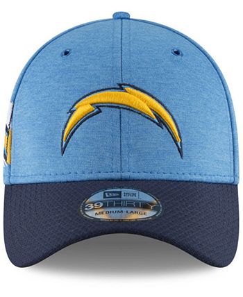 New Era Los Angeles Chargers On Field Sideline Home 39THIRTY Cap - Macy's