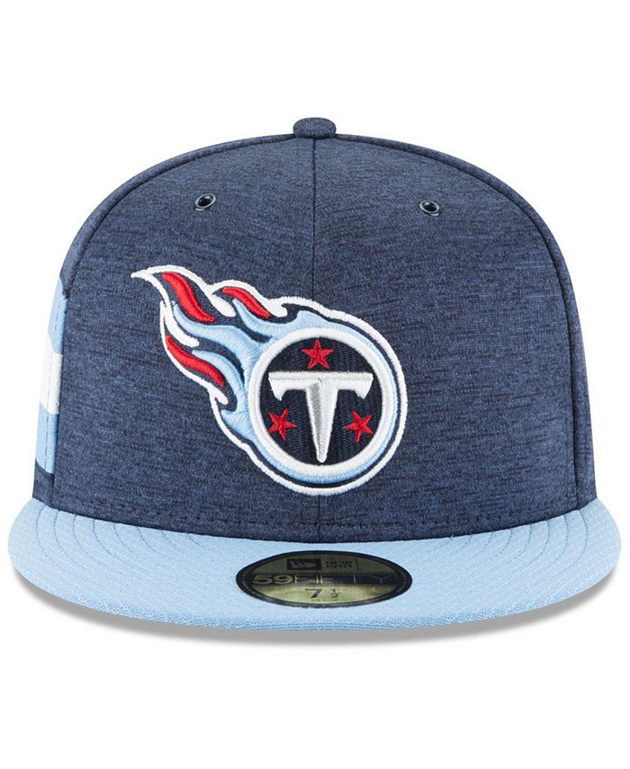 New Era Tennessee Titans On Field Sideline Home 59FIFTY FITTED Cap - Macy's