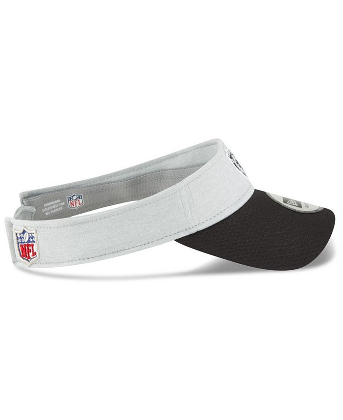 New Era Oakland Raiders On Field Sideline Visor - Macy's
