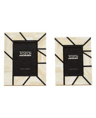 Two's Company Mondrian Frames, Set of 2 - Macy's