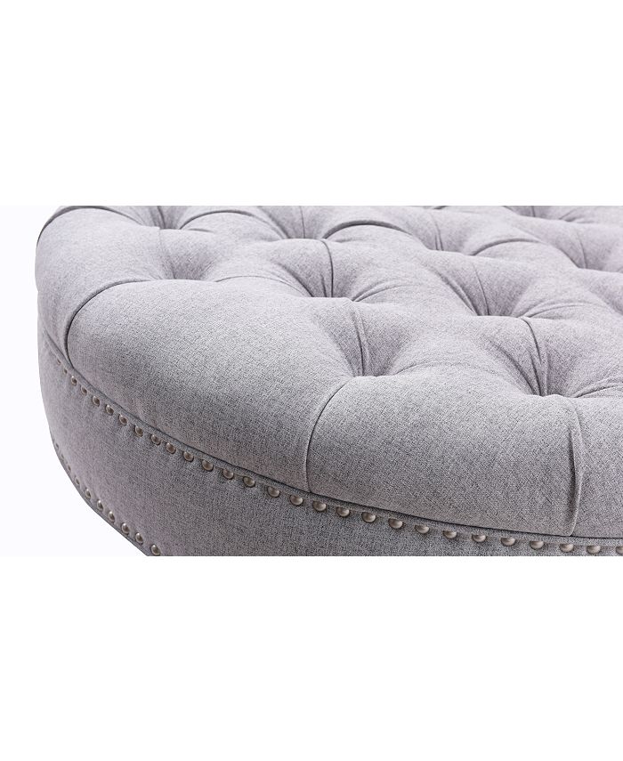 Jennifer Taylor Home Josephine Round Tufted Bench - Macy's