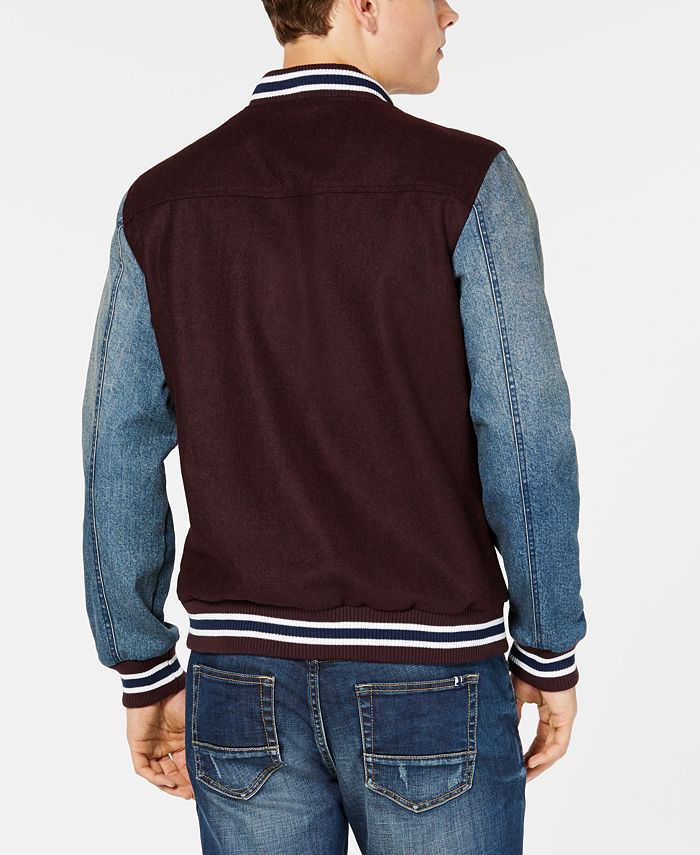 American Rag Men's Hybrid Varsity Bomber Jacket, Created for Macy's ...