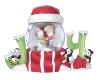 Joy Snow Globe LED Figurine - Macy's