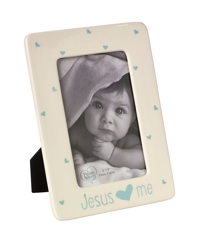 Precious Moments Jesus Loves Me 4 x 6 Photo Frame, Boy - Macy's