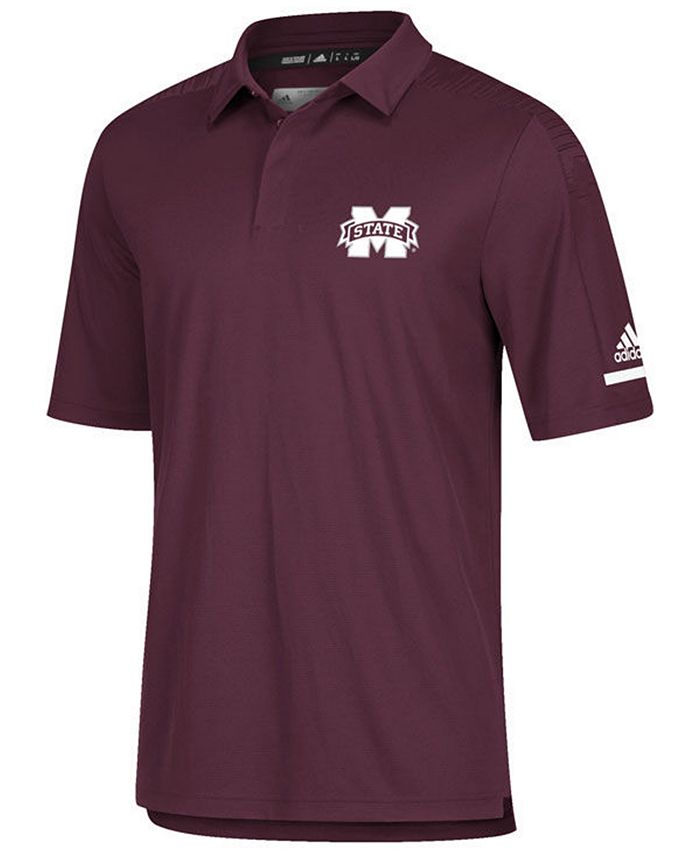 adidas Men's Mississippi State Bulldogs Team Iconic Coaches Polo - Macy's