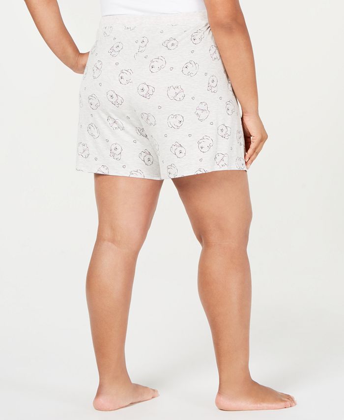 Jenni by Jennifer Moore Plus Size Printed Core Pajama Shorts, Created ...