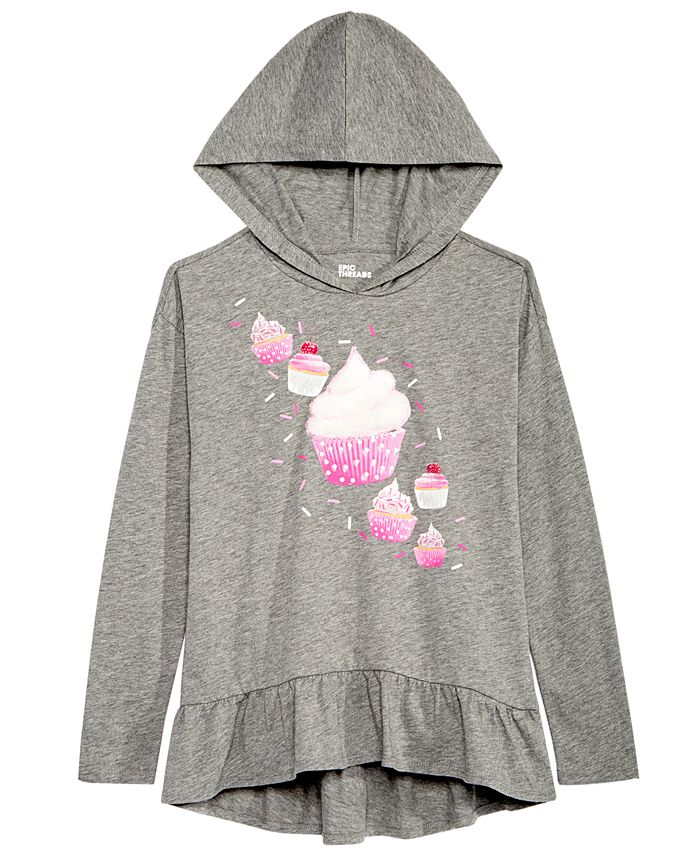 Epic Threads Big Girls Hooded Sweater-Knit Top, Created for Macy's - Macy's