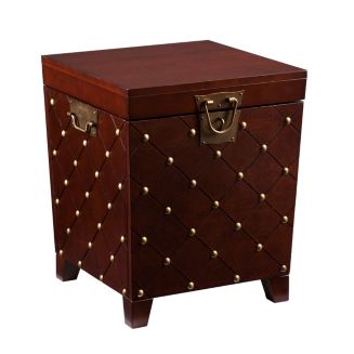 Nailhead End Table Trunk - Macy's