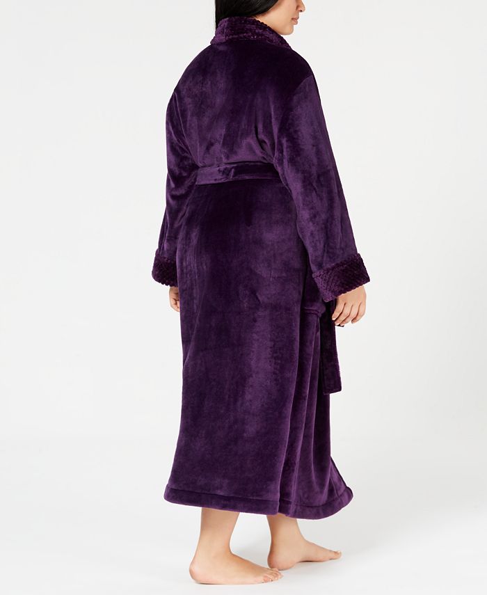 Charter Club Plus Size Long Wrap Robe, Created for Macy's - Macy's
