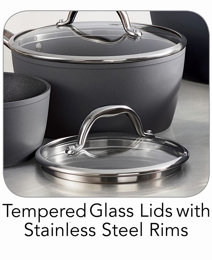 Tramontina Gourmet Slate Gray 9 Pc Cookware Set - Macy's
